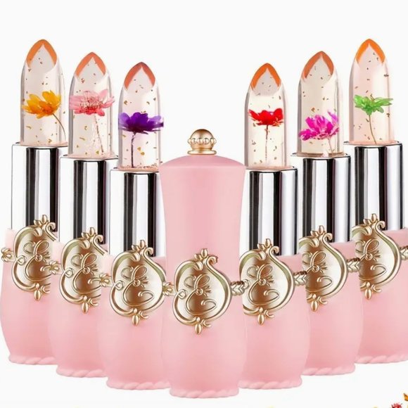 JELLY FLOWER CHANGING LIPSTICK | Makeup | Crystalflower Jelly Lipstick ...